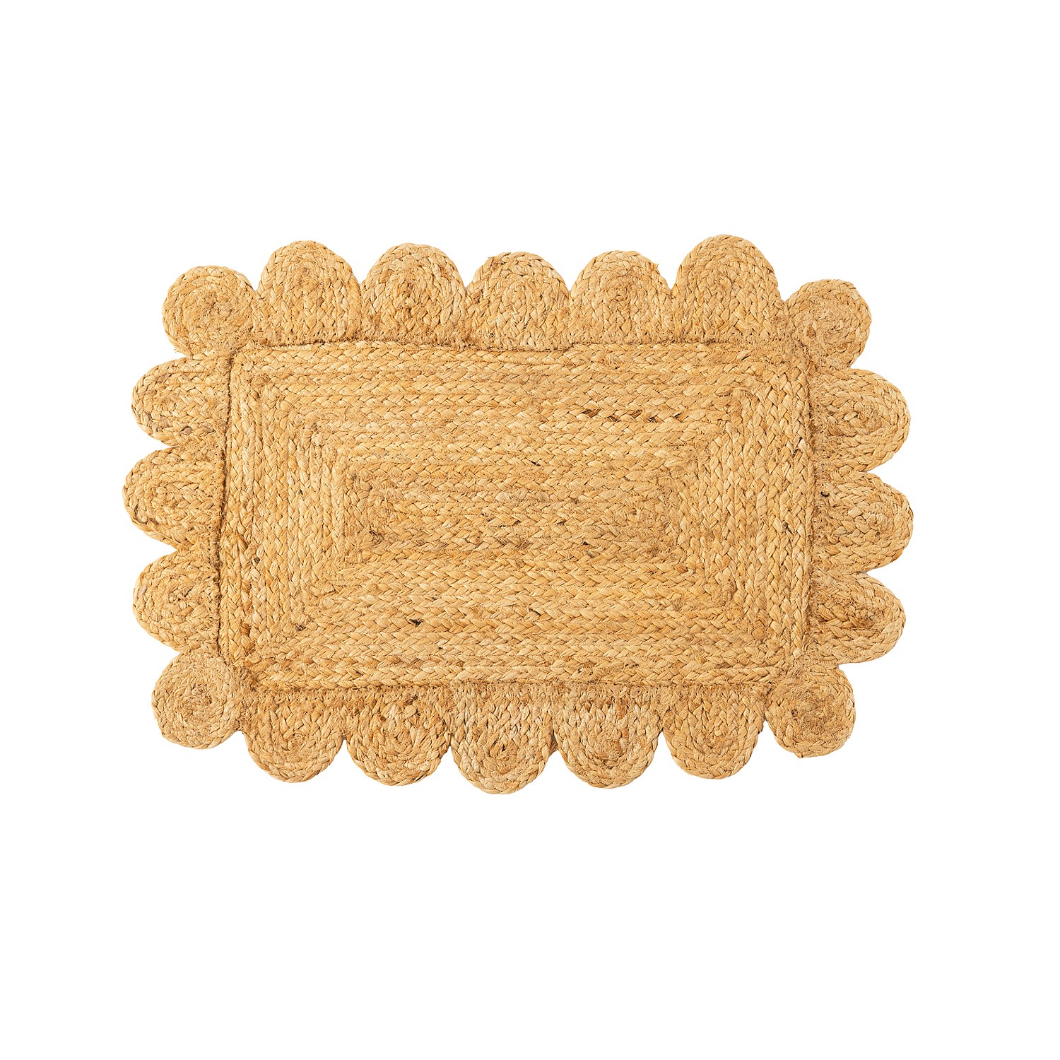 Petware - bb&b Pets Scallope Jute Pet Feeding Mat