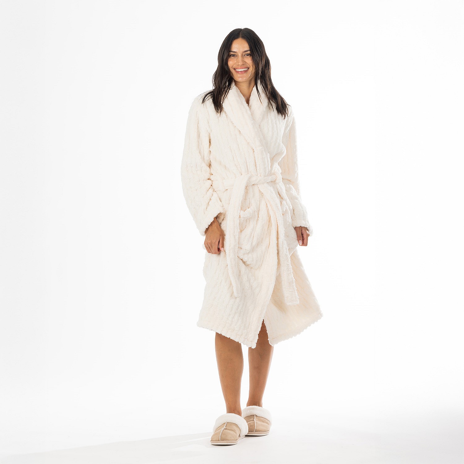 Solace - Solace Rosa Texture Robe 3/4 Length Robe