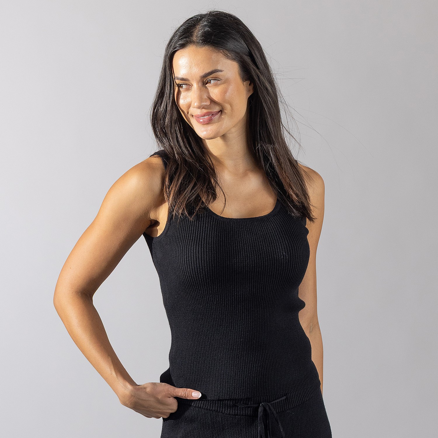 Simple & Sunday - Simple & Sunday Rib Knit Singlet