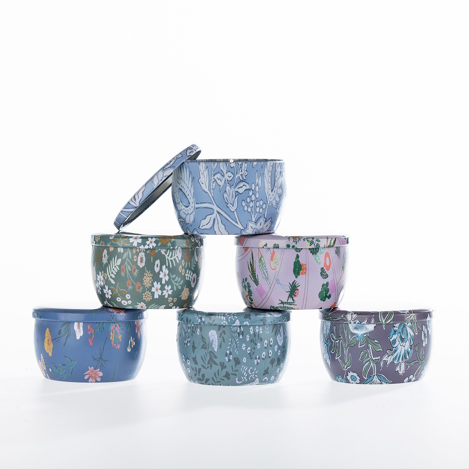 Home Fragrance & Candles - Eden Floral Tin Candle 130g