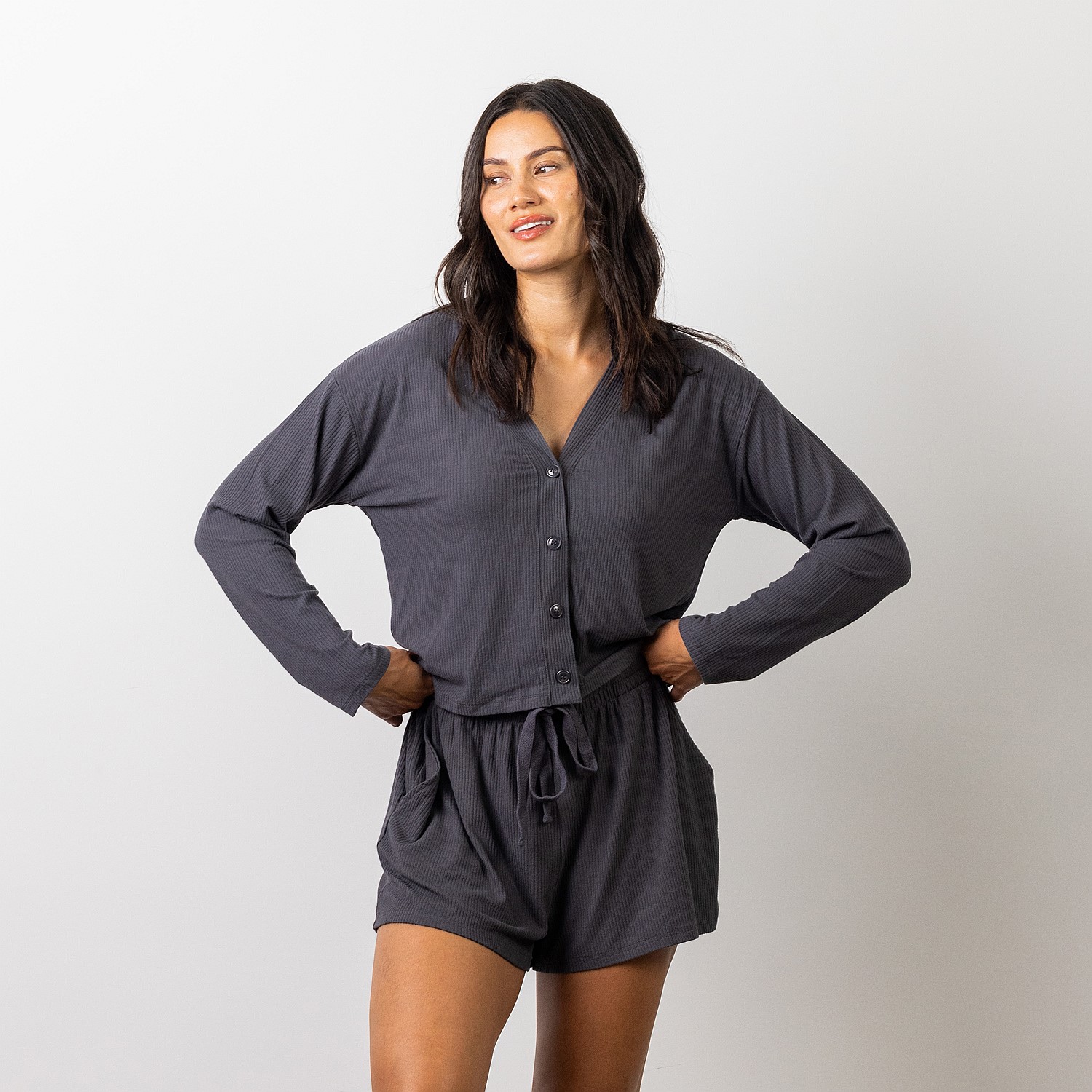 Simple & Sunday - Simple & Sunday Rib Boxer Shorts