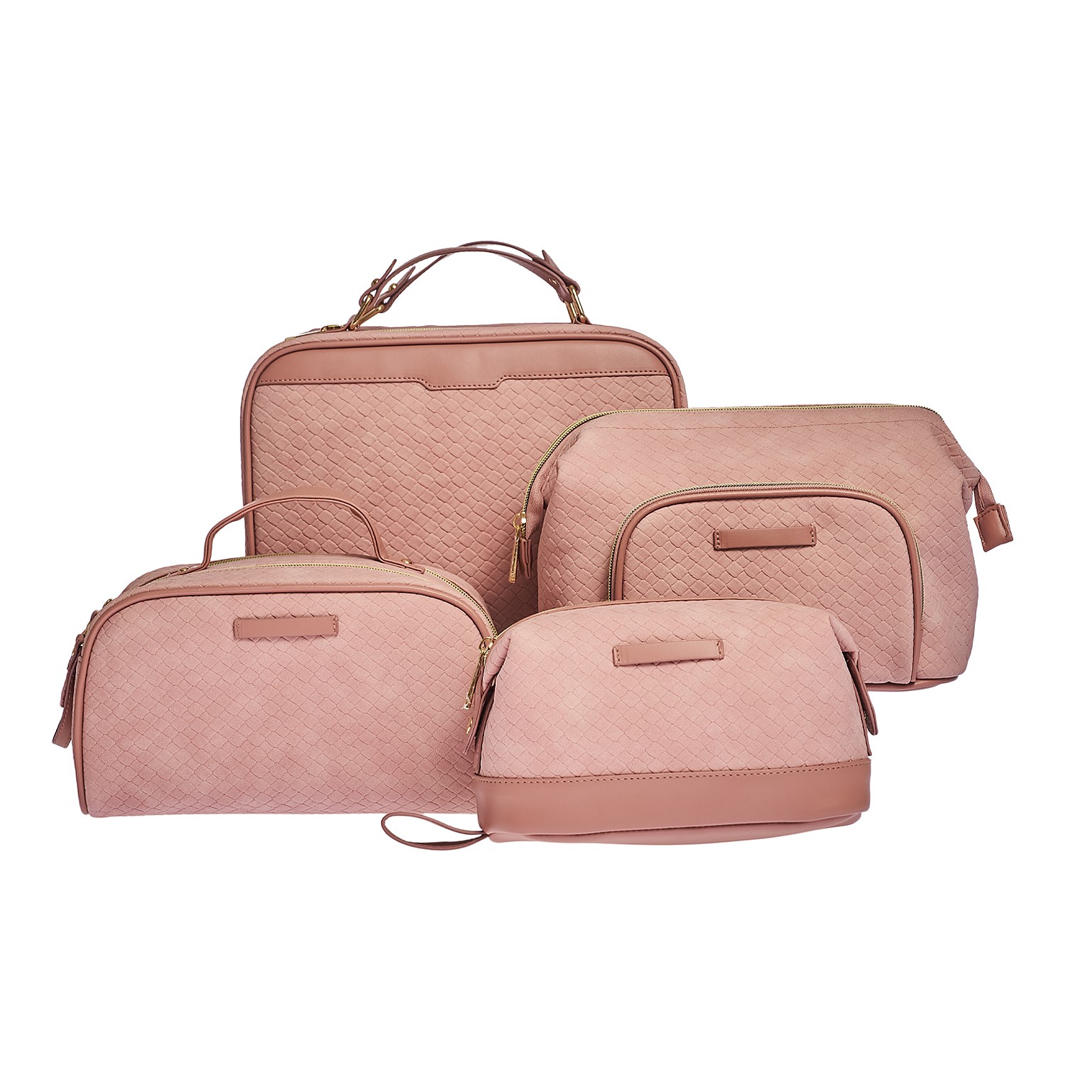 Cosmetic & Toiletry Bags - Grace & Gild Clara Front Pocket Cosmetic Bag