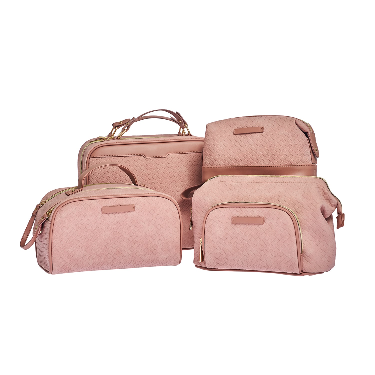 Cosmetic & Toiletry Bags - Grace & Gild Clara Front Pocket Cosmetic Bag