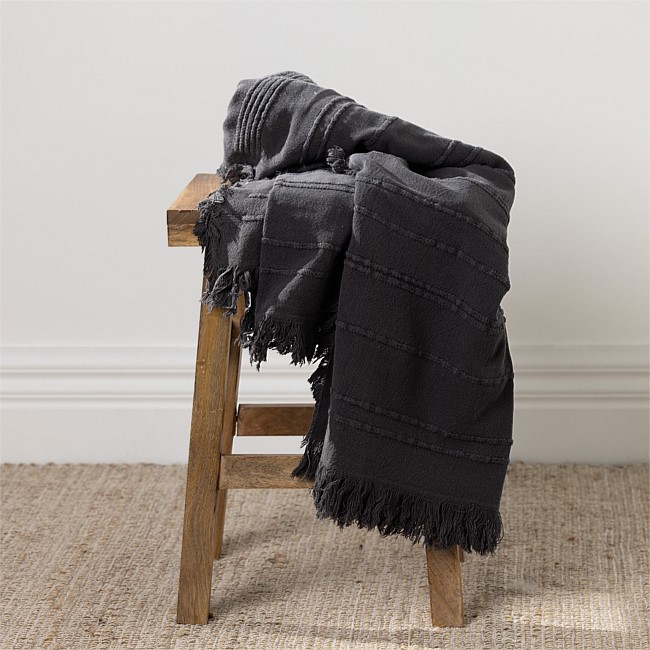 Throws - Design Republique Mia Textured Cotton Throw
