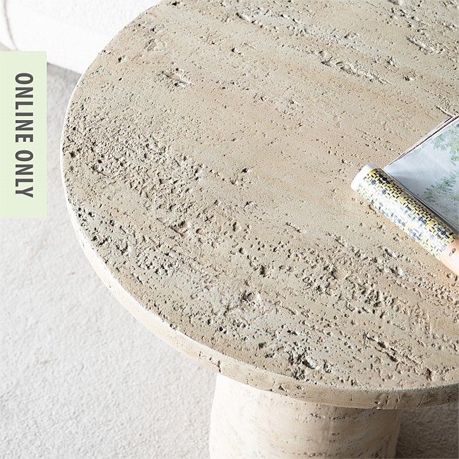 Furniture - Design Republique Cement Round Side Table