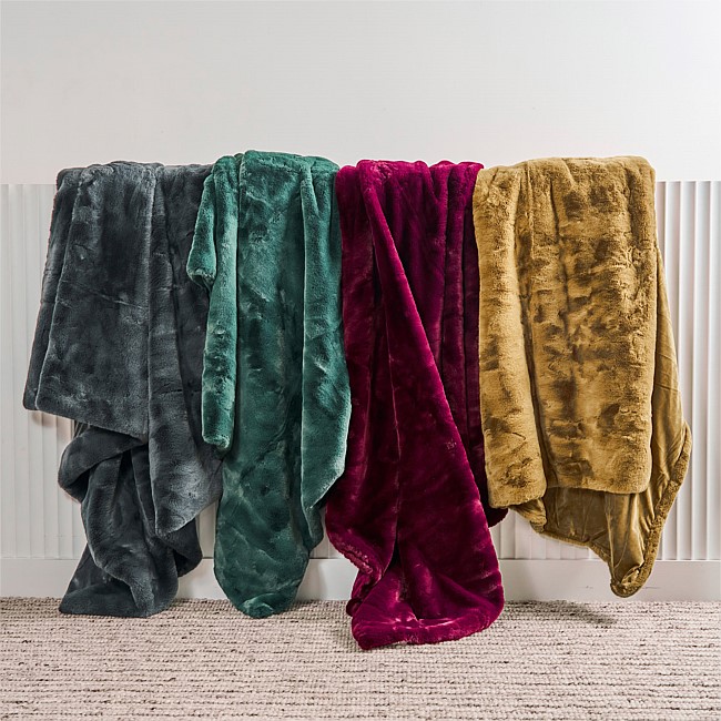 Blankets - Design Republique Evelyn Faux Fur Blanket